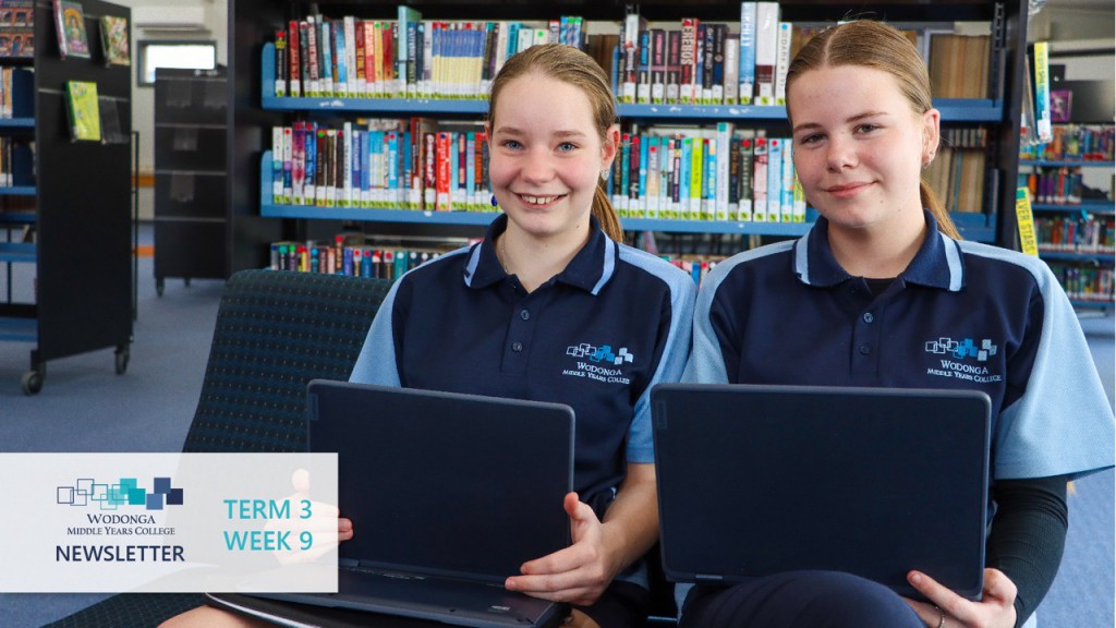 College Newsletter – Term 3 Week 9 | WMYC